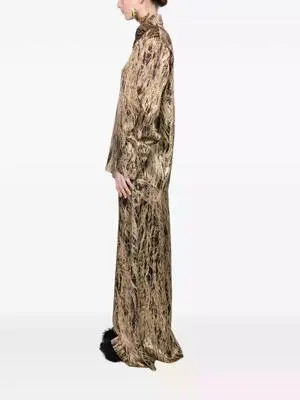 ROKSANDA Juniper Feather-scan Print Shirt