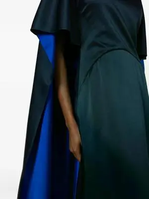 ROKSANDA Seif Cape-style Maxi Dress
