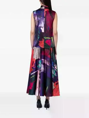 ROKSANDA Ava Pictorial Print Blouse