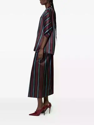 ROKSANDA Nadra Striped Top