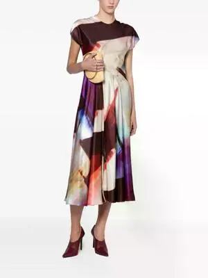 ROKSANDA Adriana Printed Silk Midi Dress