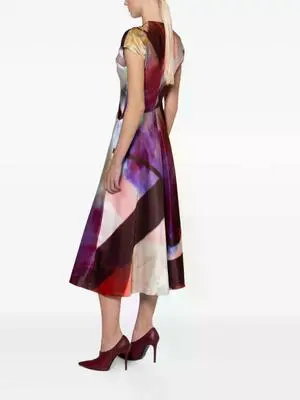 ROKSANDA Adriana Printed Silk Midi Dress