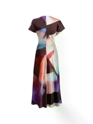 ROKSANDA Adriana Printed Silk Midi Dress
