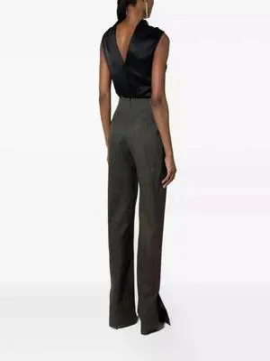 ROKSANDA Rina Herringbone Tailored Trousers