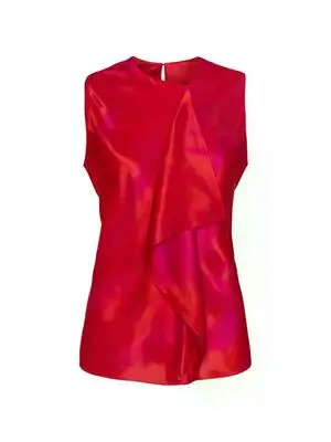 ROKSANDA Kiara Ruffled Printed Top