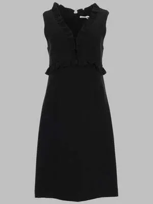 P.a.r.o.s.h Sleeveless Midi Dress - Black