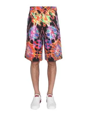 Dolce & Gabbana Luminary Print Bermuda Shorts - Multicolor