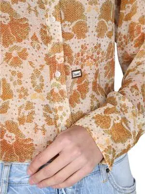 Dsquared2 Printed Crepe Shirt - Multicolor