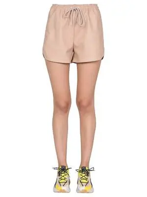 Stella McCartney Faux Leather Shorts - Pink