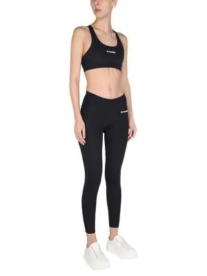 JIL SANDER High Waisted Logo Print Leggings
