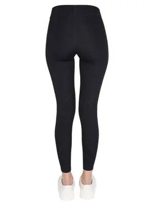 JIL SANDER High Waisted Logo Print Leggings
