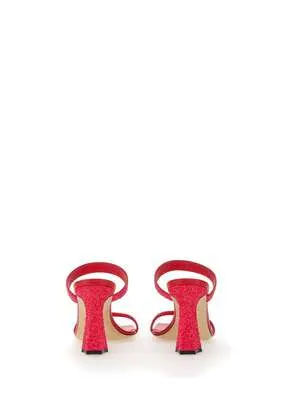 GIUSEPPE ZANOTTI Glitter Mule Sandals - Pink