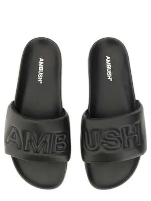 AMBUSH Leather Slide Sandals