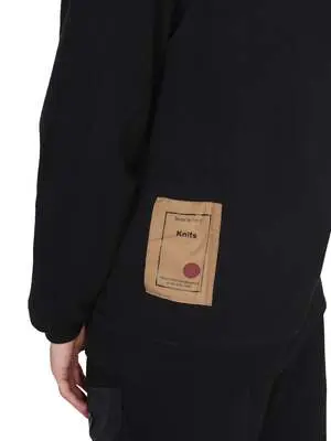 TEN C Crewneck Sweatshirt With Logo Print - Black