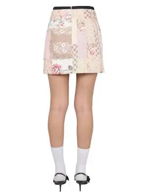 MARINE SERRE Mini Boutis Skirt