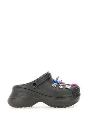 Balenciaga Crocs Jibbitz Sabot - Black