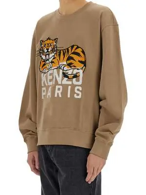 Kenzo Happy Tiger Sweatshirt - Cream