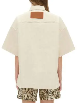 JIL SANDER Heavy Cotton Shirt - Cream