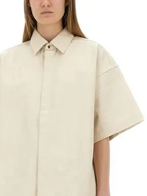 JIL SANDER Heavy Cotton Shirt - Cream