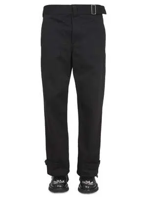 Alexander McQueen Belted Cargo Pants - Black