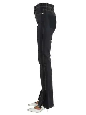 Alexander McQueen Wide Leg Jeans - Black