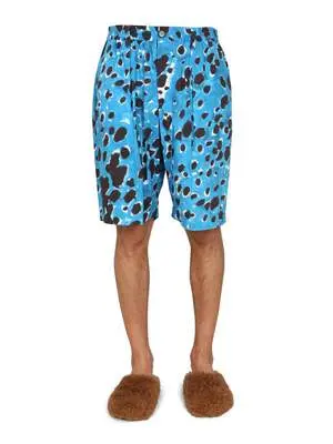 Marni Bermuda Shorts With Pop Dots Print - Multicolor