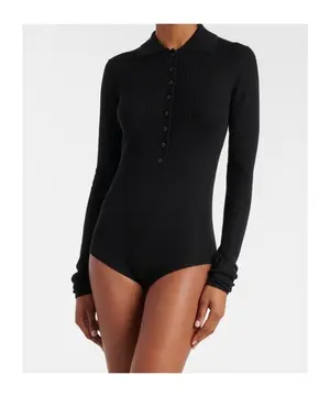 THE FRANKIE SHOP Solana Ribbed Bodysuit