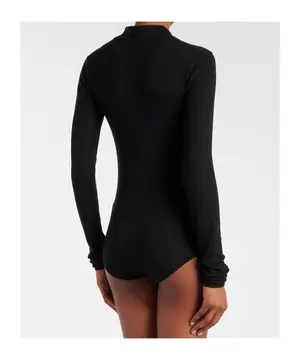 THE FRANKIE SHOP Solana Ribbed Bodysuit
