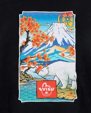 Moose Knuckles X Evisu Printed Hoodie