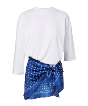 Christopher Esber Silk-trimmed Cotton Beach Cover-up - White