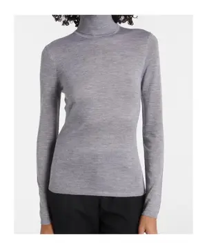 Gabriela Hearst Costa Cashmere And Silk Turtleneck Top