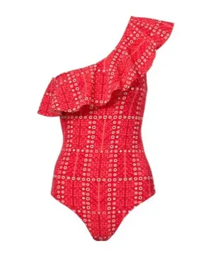 Isabel Marant Étoile Sicilya Ruffled Printed Swimsuit