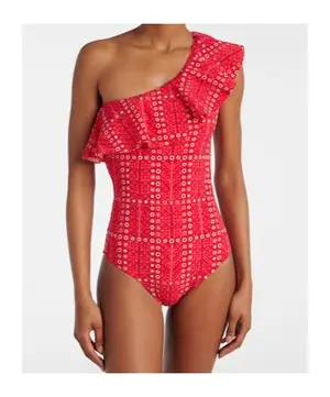 Isabel Marant Étoile Sicilya Ruffled Printed Swimsuit