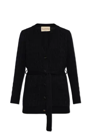 Valentino Garavani Cashmere Cardigan - Black