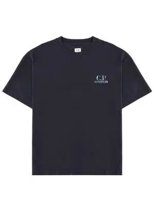 C.P. COMPANY T-shirt With Logo And Print - Blue