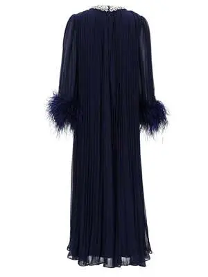SELF-PORTRAIT Chiffon Midi Dress