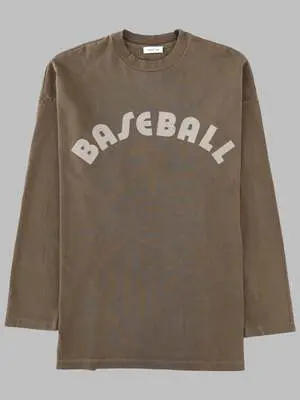 Fear Of God T-shirt A Manica Lunga Baseball - Brown