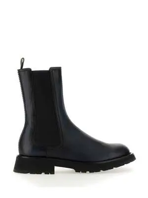 Alexander McQueen Leather Chelsea Boots - Multicolor