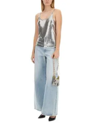 Rabanne Wire Mesh Tank Top