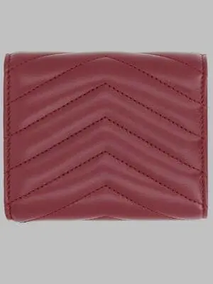 Saint Laurent Cassandre Matelassé Multi-fold Wallet