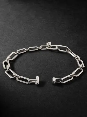 Messika White Gold Diamond Chain Bracelet - Silver