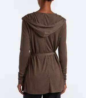 Max Mara Jersey Wrap Cardigan With Detachable Belt