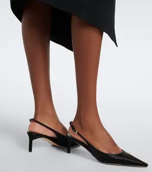 TOM FORD Satin Slingback Pumps