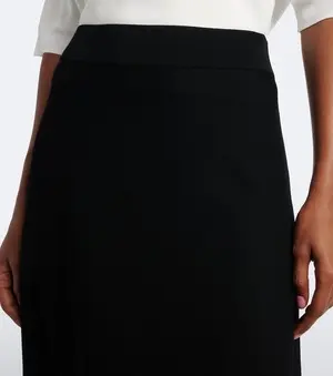 Max Mara Knitted A-line Midi Skirt