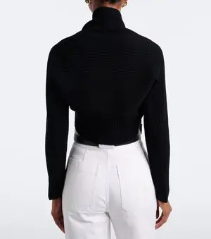 Max Mara Knitted Shrug With Embellished Flower Detail