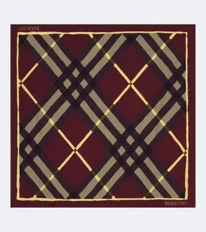 Burberry Check Silk Twill Scarf - Multicoloured
