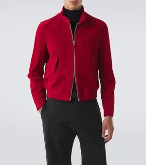 TOM FORD Suede Bomber Jacket