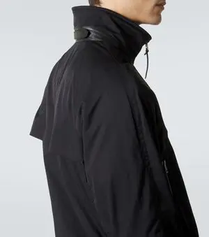TOM FORD Leather-trimmed Zip-up Jacket