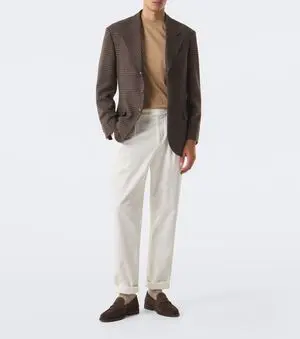 Brunello Cucinelli Logo Cotton Jersey T-shirt