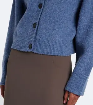 RÓHE Wool Cardigan - Blue